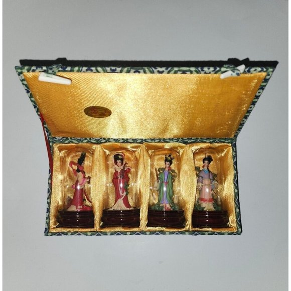 Unbranded | Art | Set Of 4 Miniature Japanese Geisha Dolls Under 4 Inch ...